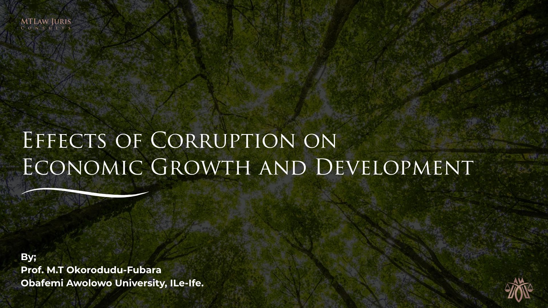 Effects of Corruption on Economic Growth and Development - Mt Law Juris ...